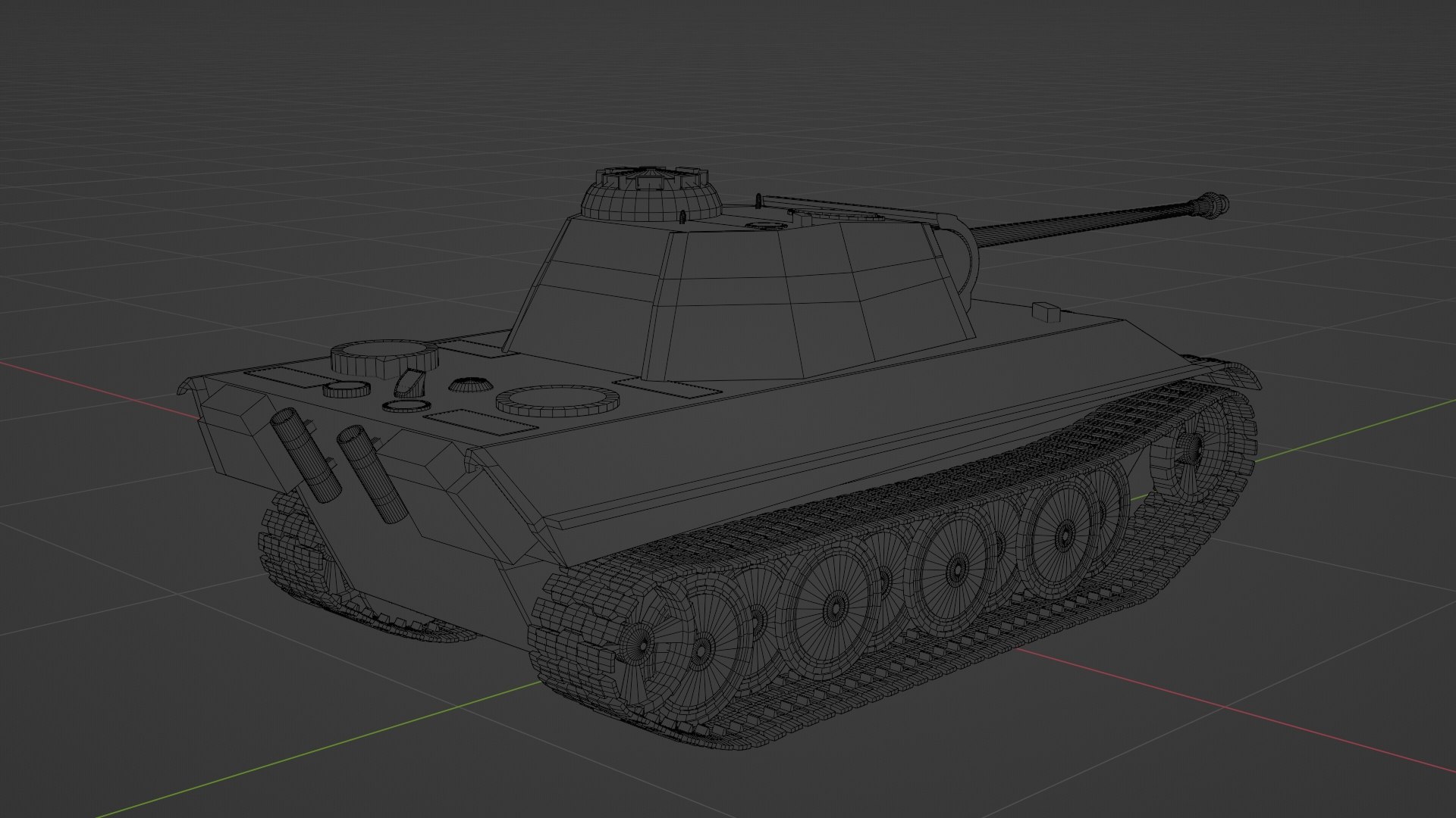 Panther Tank 3D - TurboSquid 1993062