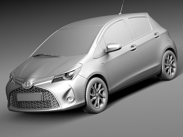3d model 2015 toyota hatchback