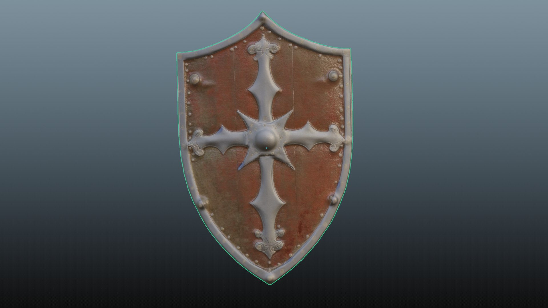 3D Kite Shield - TurboSquid 2372536