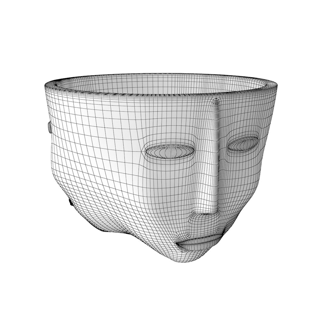 Ceramic Faces 3d Model