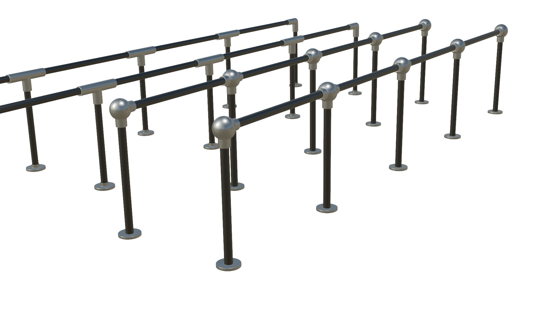 3D Railings Model - TurboSquid 2138003