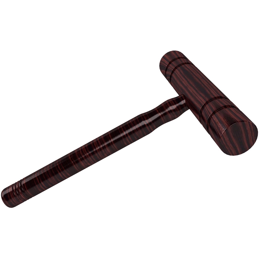 3d Wooden Mallet Model