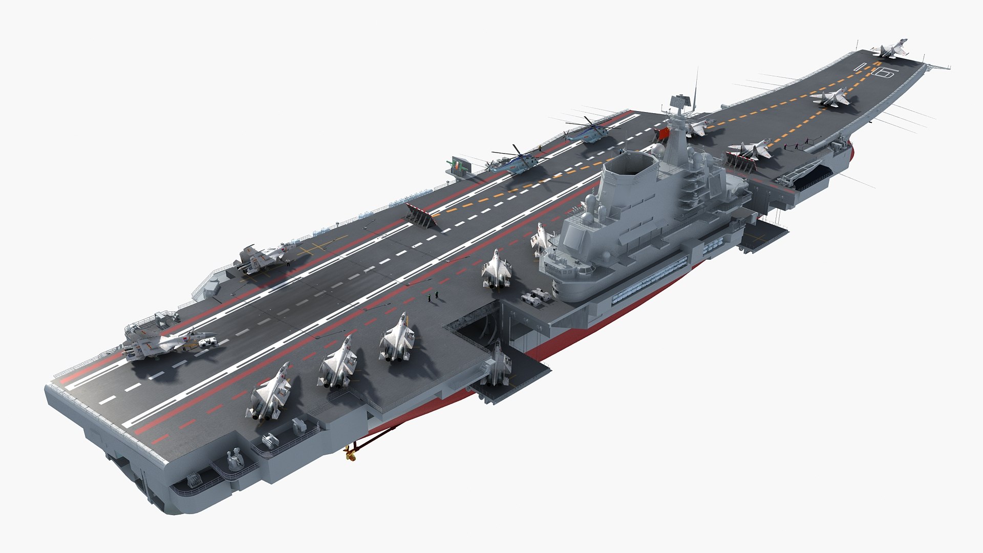 3D liaoning cv16 model - TurboSquid 1639214
