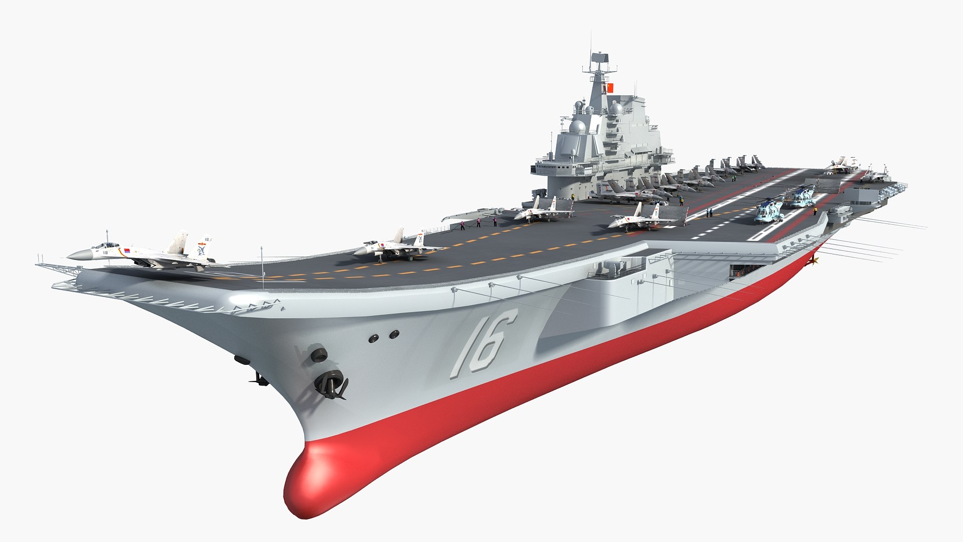 3D liaoning cv16 model - TurboSquid 1639214
