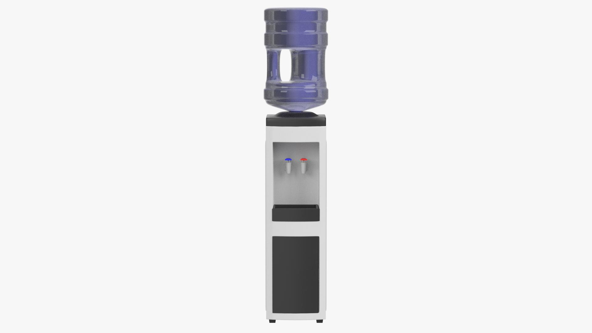 Rectangular Water Cooler 3D Model - TurboSquid 2020883