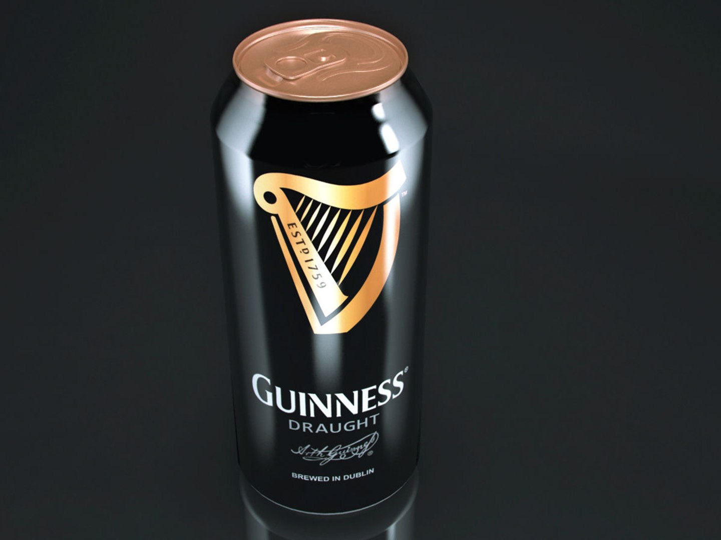 3D Guiness Beer Model - TurboSquid 1224651