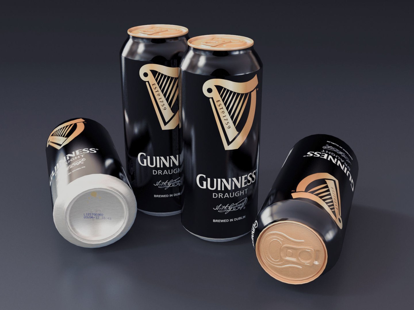 3D Guiness Beer Model - TurboSquid 1224651