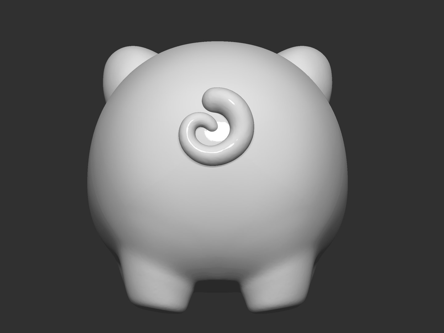 Pig cute 3D model - TurboSquid 2178303