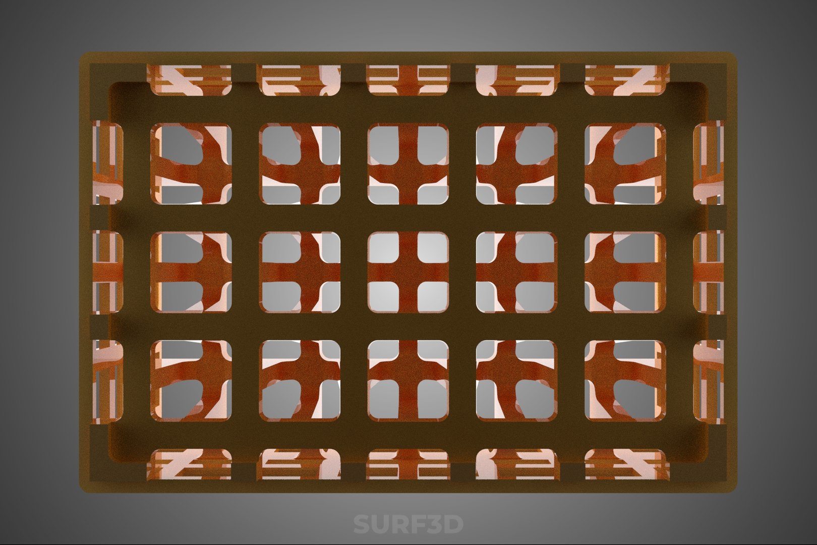 YELLOW BOTTLE SOFTDRINK CARRIER PLASTIC CRATE BOX CONTAINER RACK 3D ...