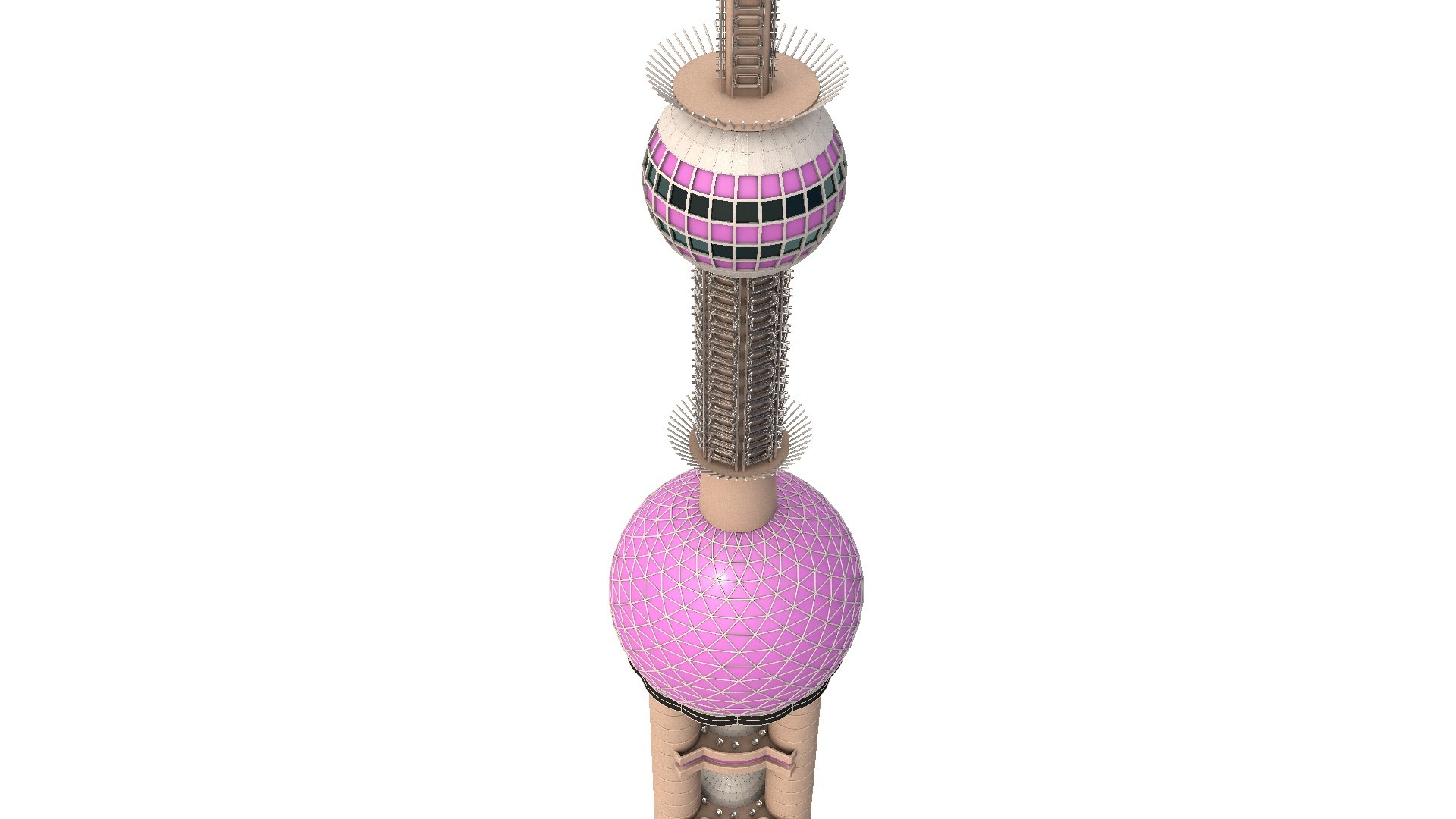 Pearl Tower 3D Model - TurboSquid 1838839