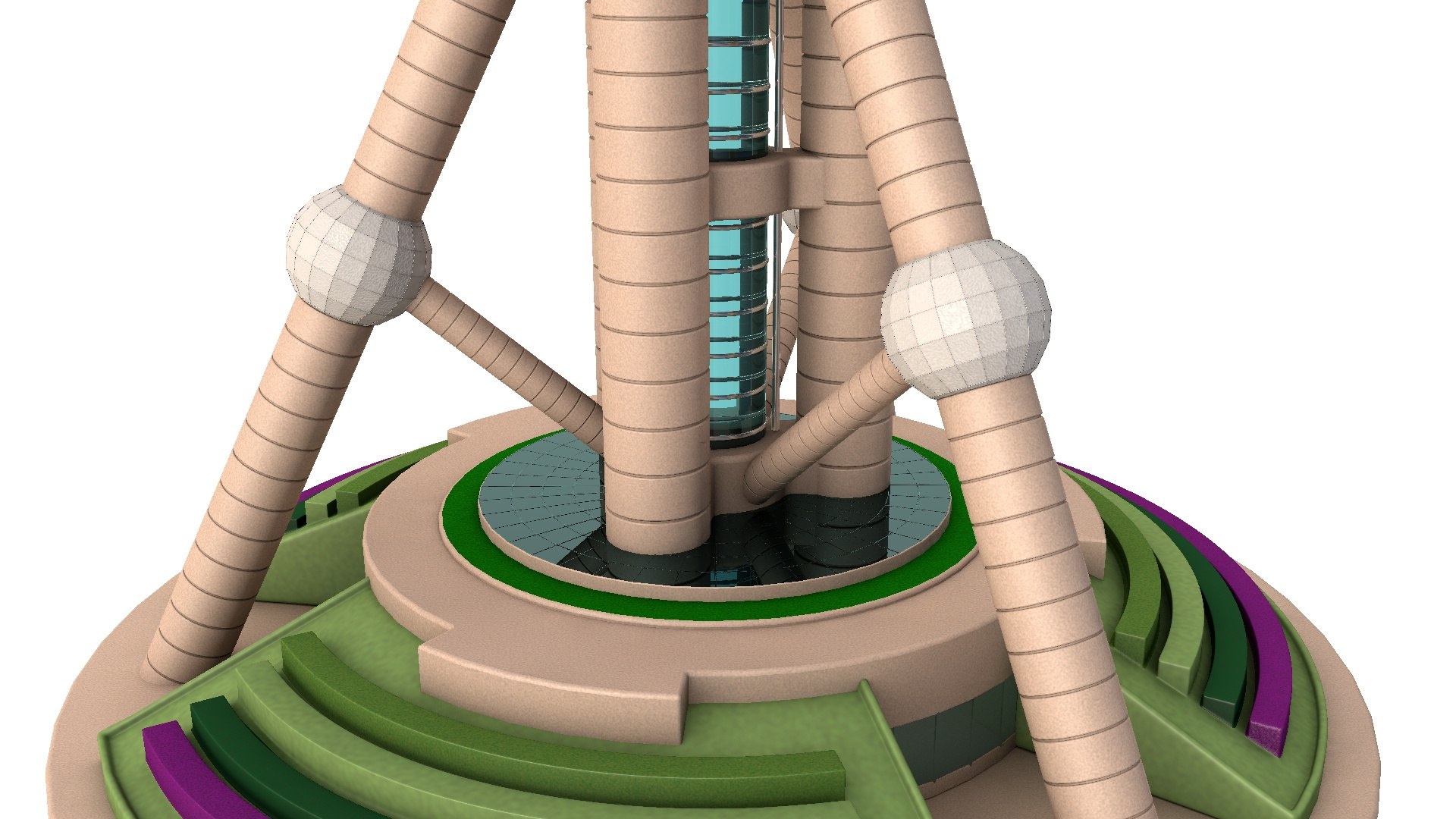 Pearl Tower 3D Model - TurboSquid 1838839