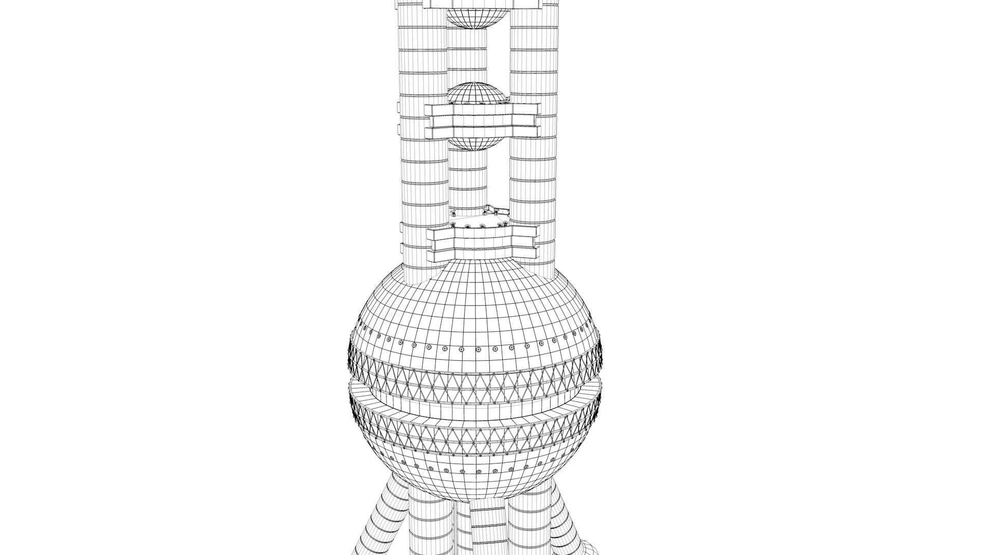 Pearl Tower 3D Model - TurboSquid 1838839