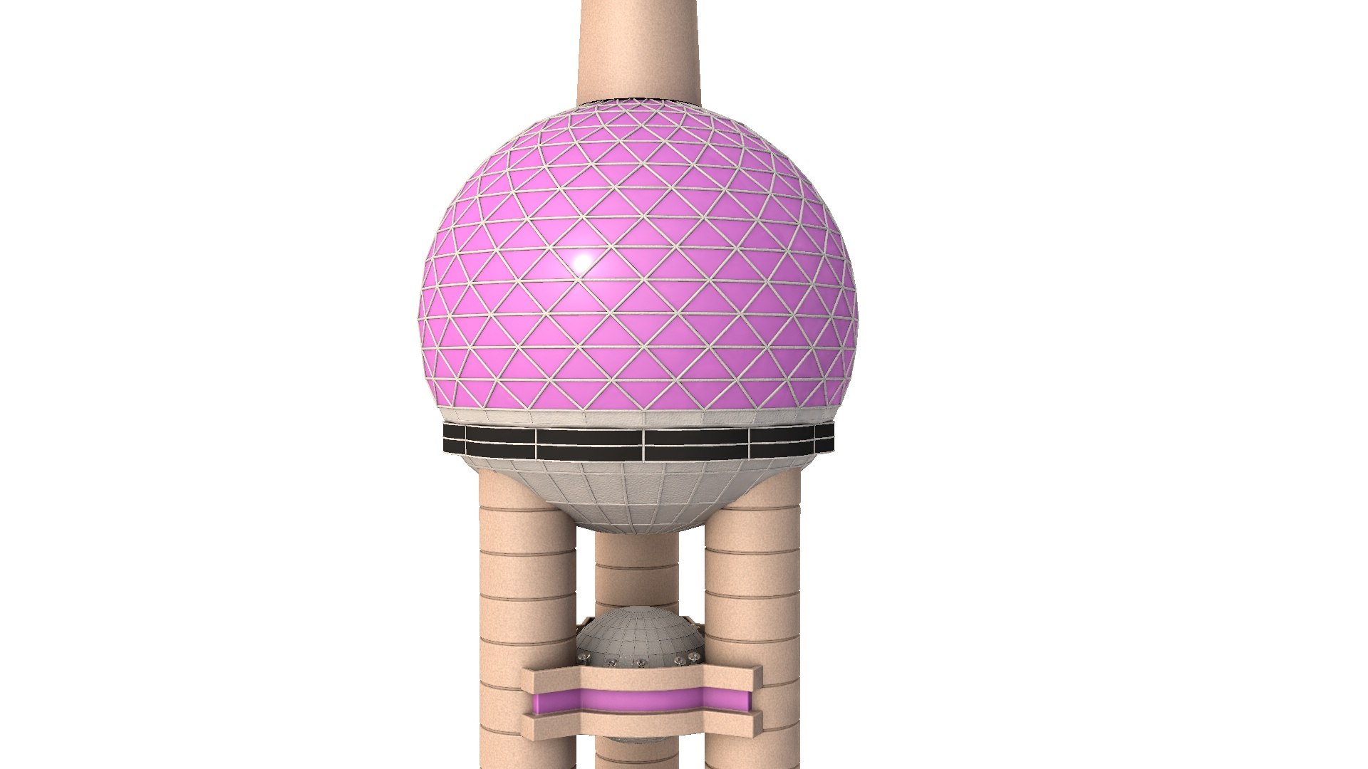 Pearl Tower 3D Model - TurboSquid 1838839