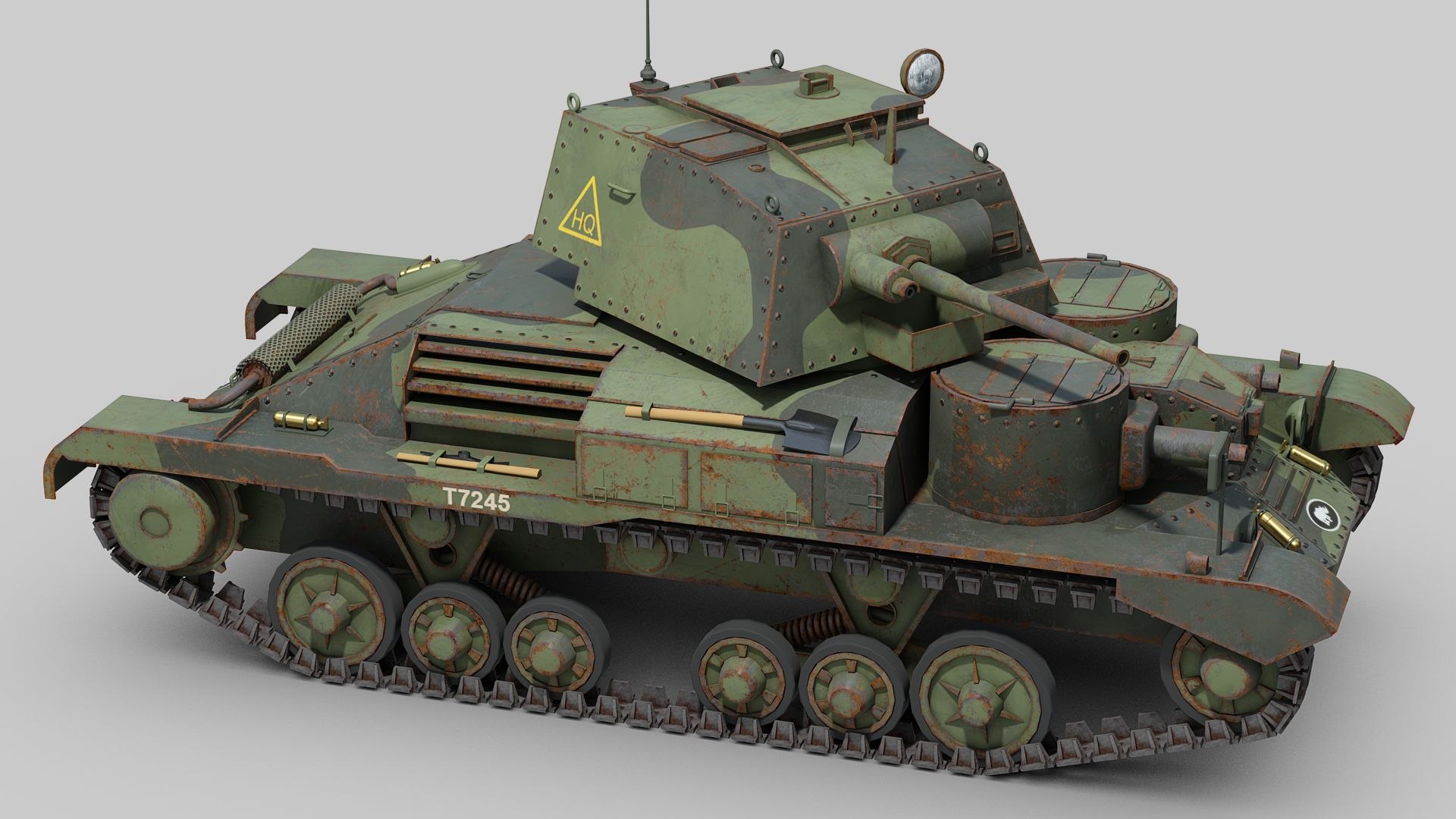 3D A9 Cruiser Mk1 Tank Model - TurboSquid 2366143