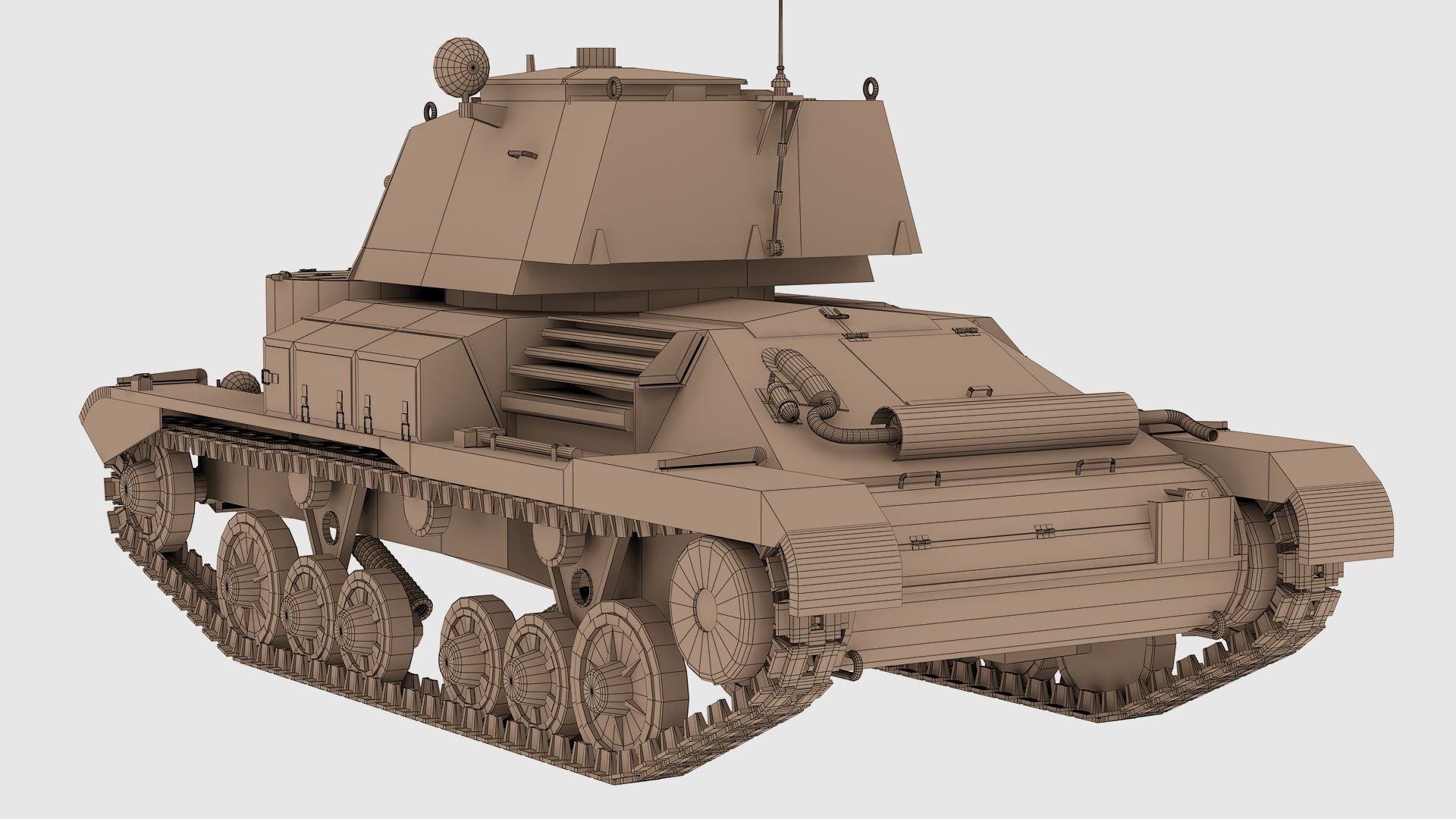 3D A9 Cruiser Mk1 Tank Model - TurboSquid 2366143