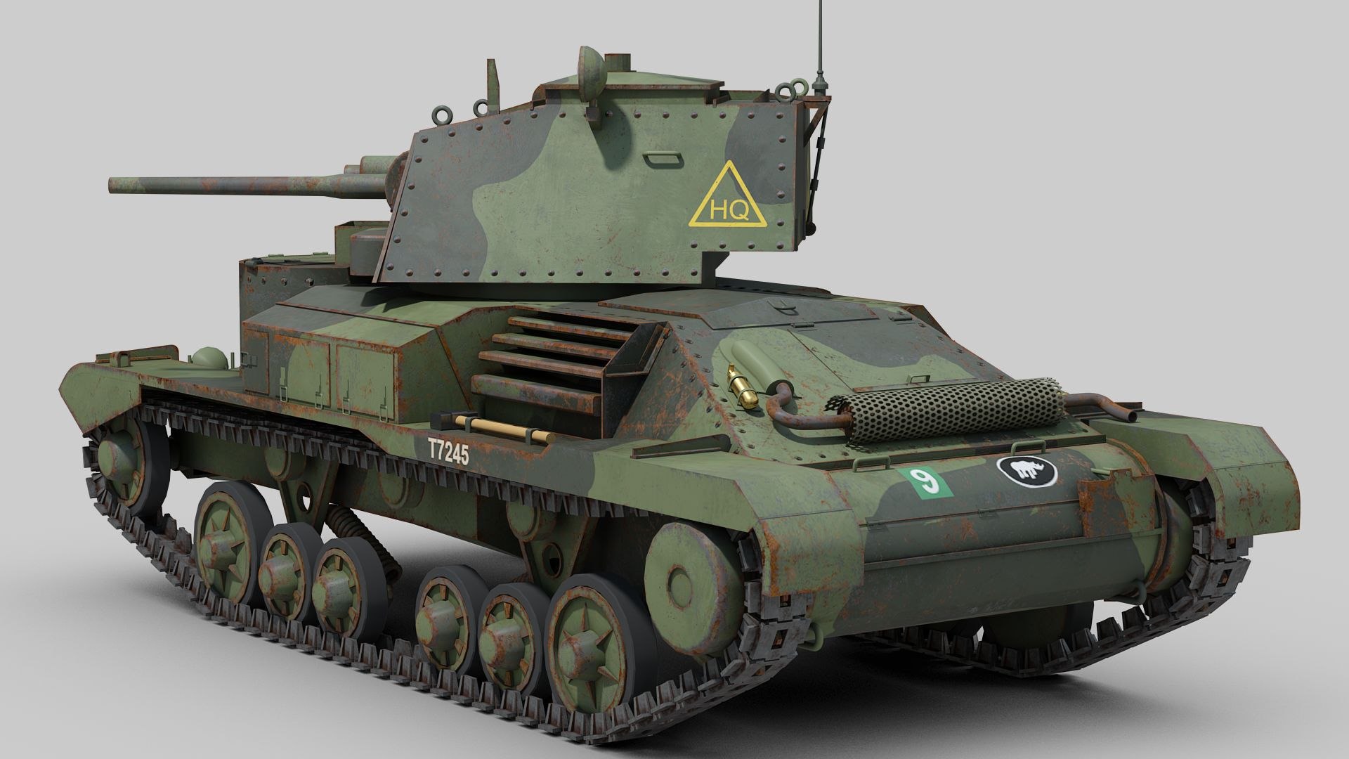 3D A9 Cruiser Mk1 Tank Model - TurboSquid 2366143