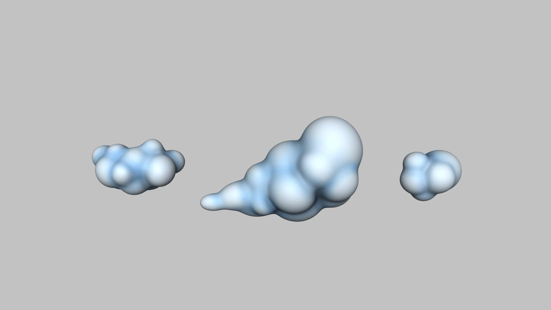 Cartoon Cloud 3D Model - TurboSquid 1611488