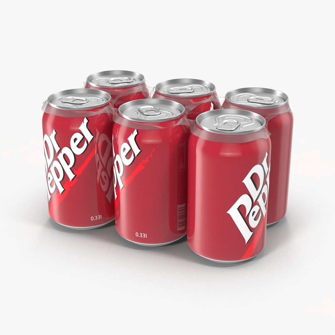 Pack Cans Dr Pepper 3d 3ds