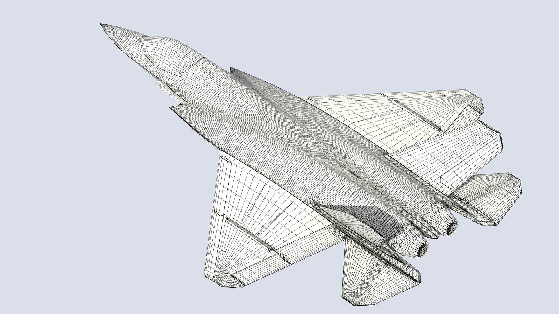 3D J35 Chinese Stealth Jet Fighter Model - TurboSquid 2311565
