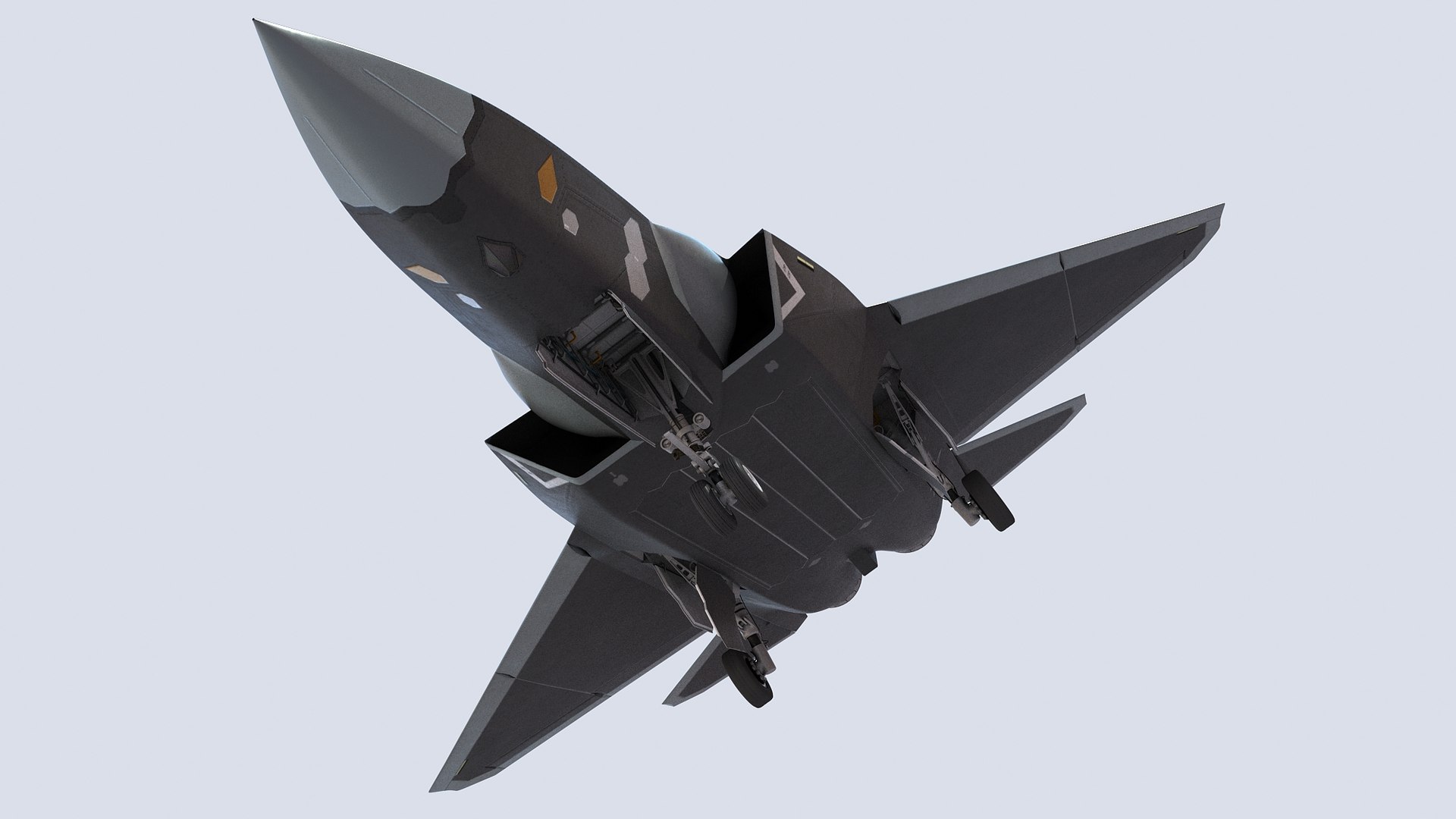 3D J35 Chinese Stealth Jet Fighter Model - TurboSquid 2311565