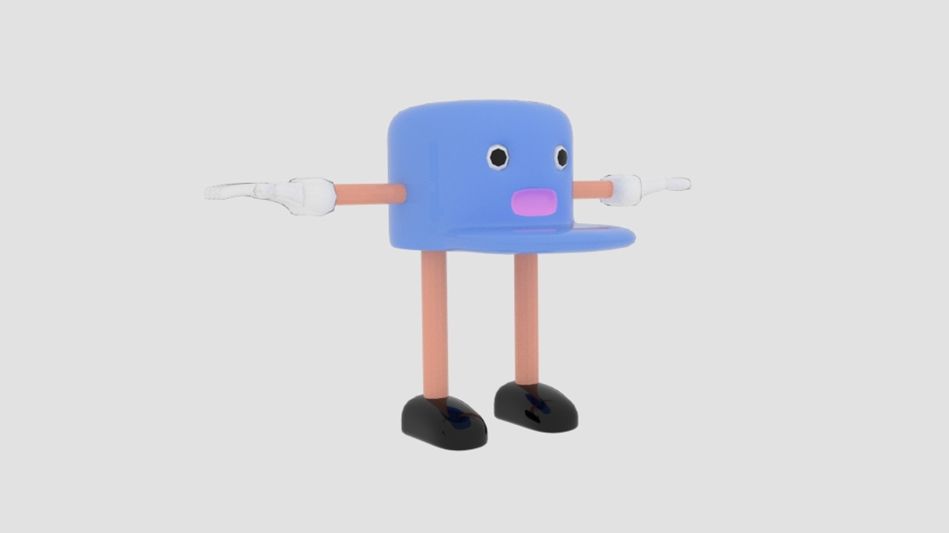 3d 3ds Cap Character