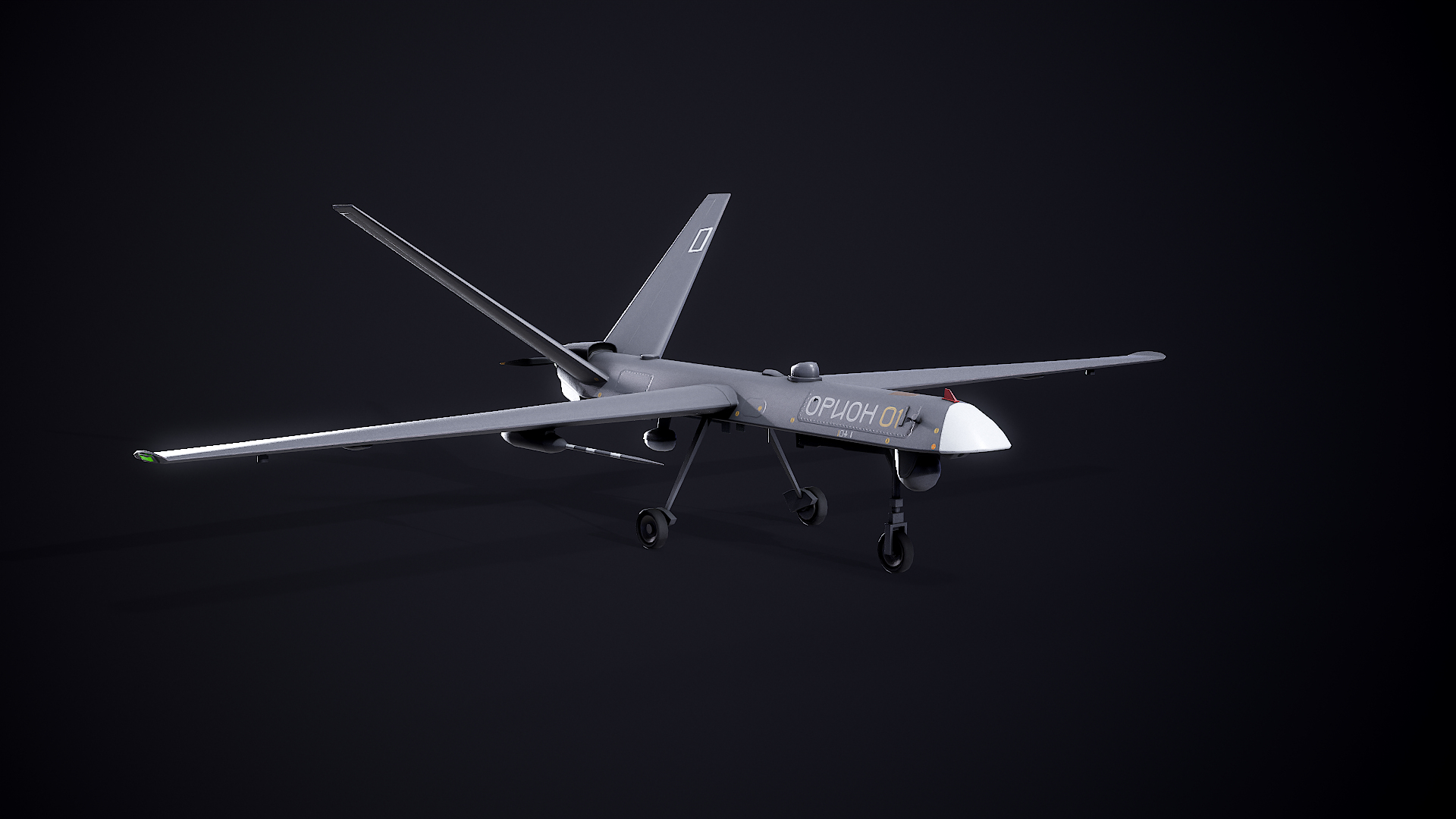 3D UAV Orion E PBR Model - TurboSquid 1811490