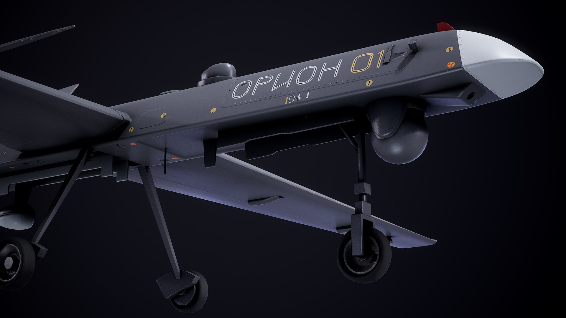 3D UAV Orion E PBR Model - TurboSquid 1811490