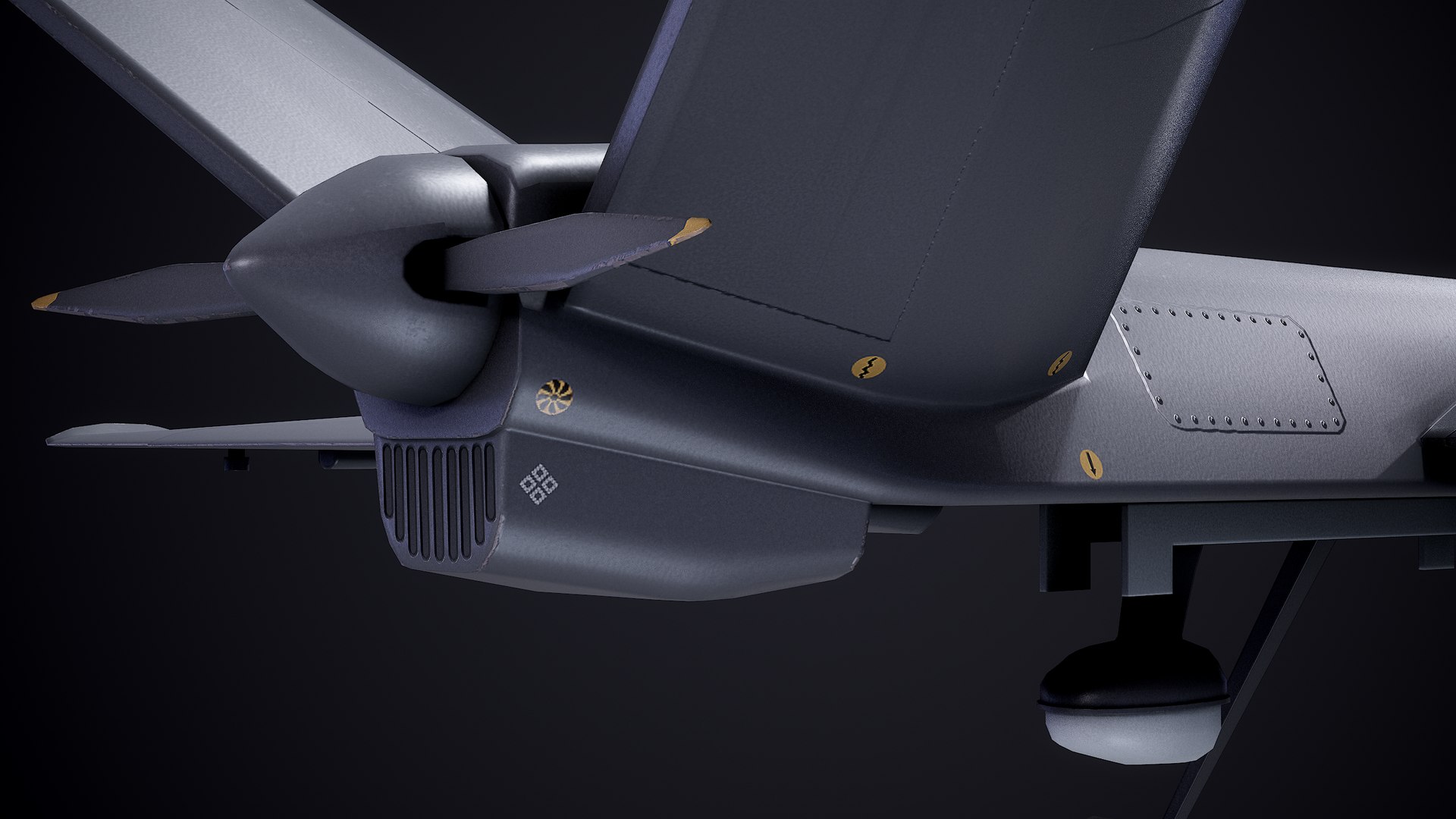 3D UAV Orion E PBR Model - TurboSquid 1811490