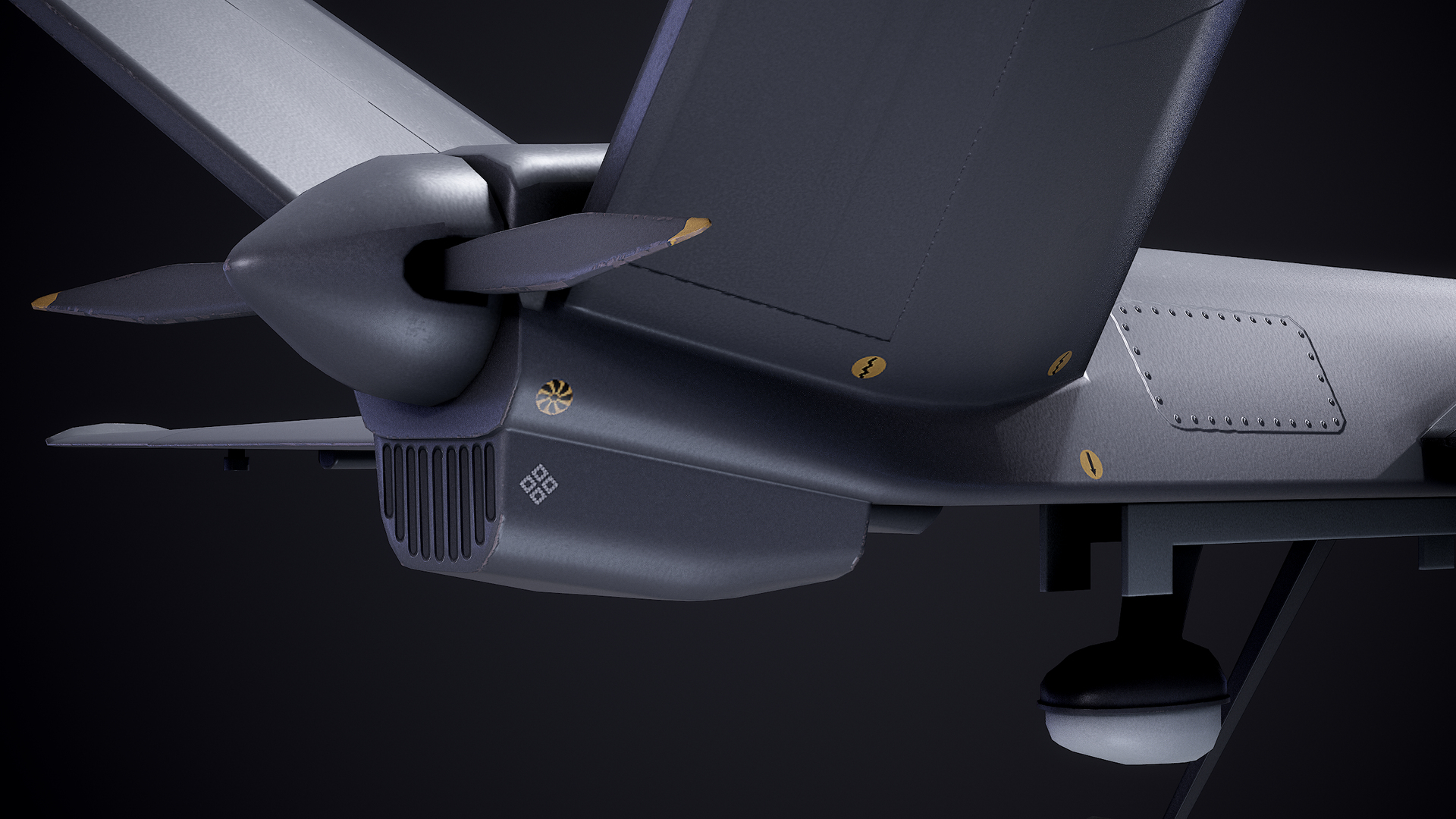 3D UAV Orion E PBR model - TurboSquid 1811490