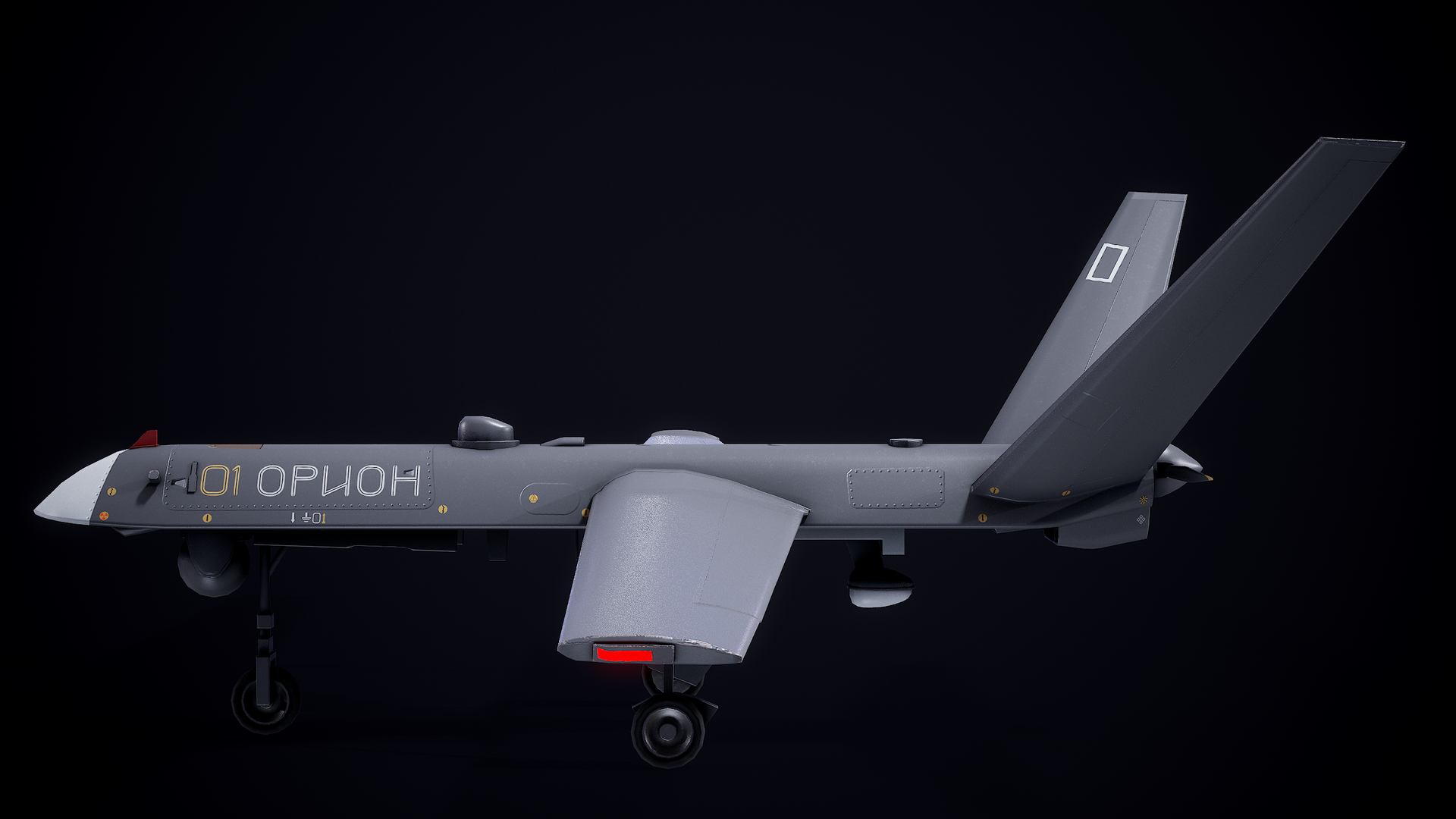 3D UAV Orion E PBR model - TurboSquid 1811490