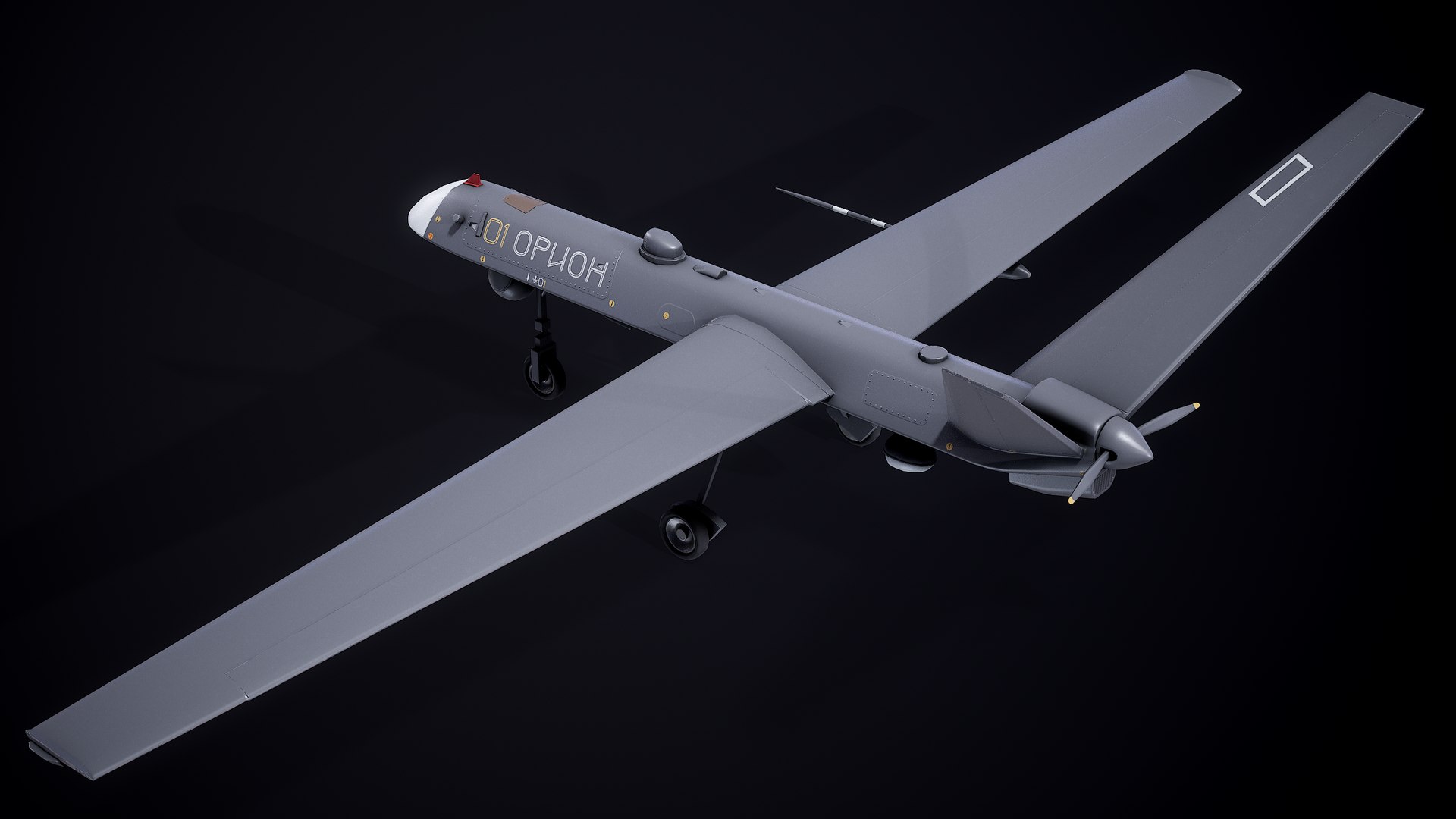 3D UAV Orion E PBR model - TurboSquid 1811490