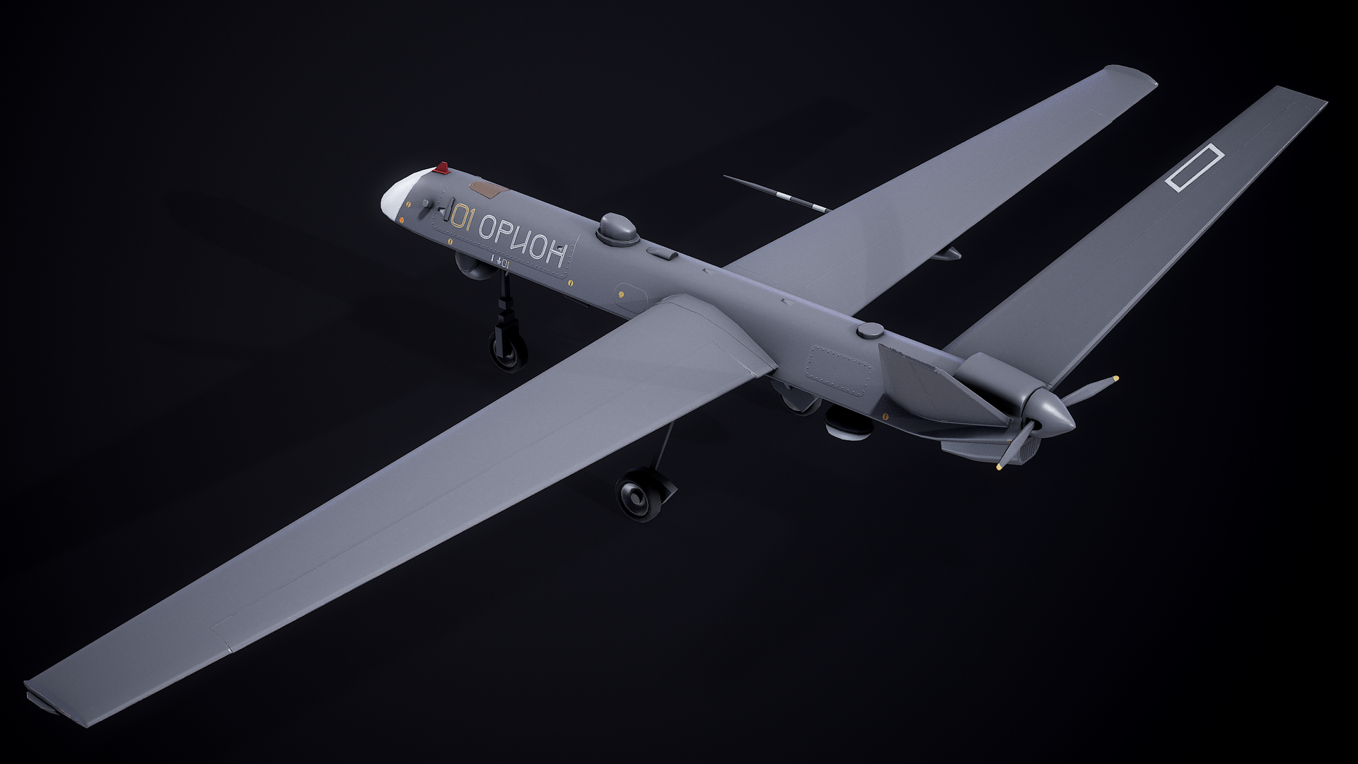 3D UAV Orion E PBR model - TurboSquid 1811490