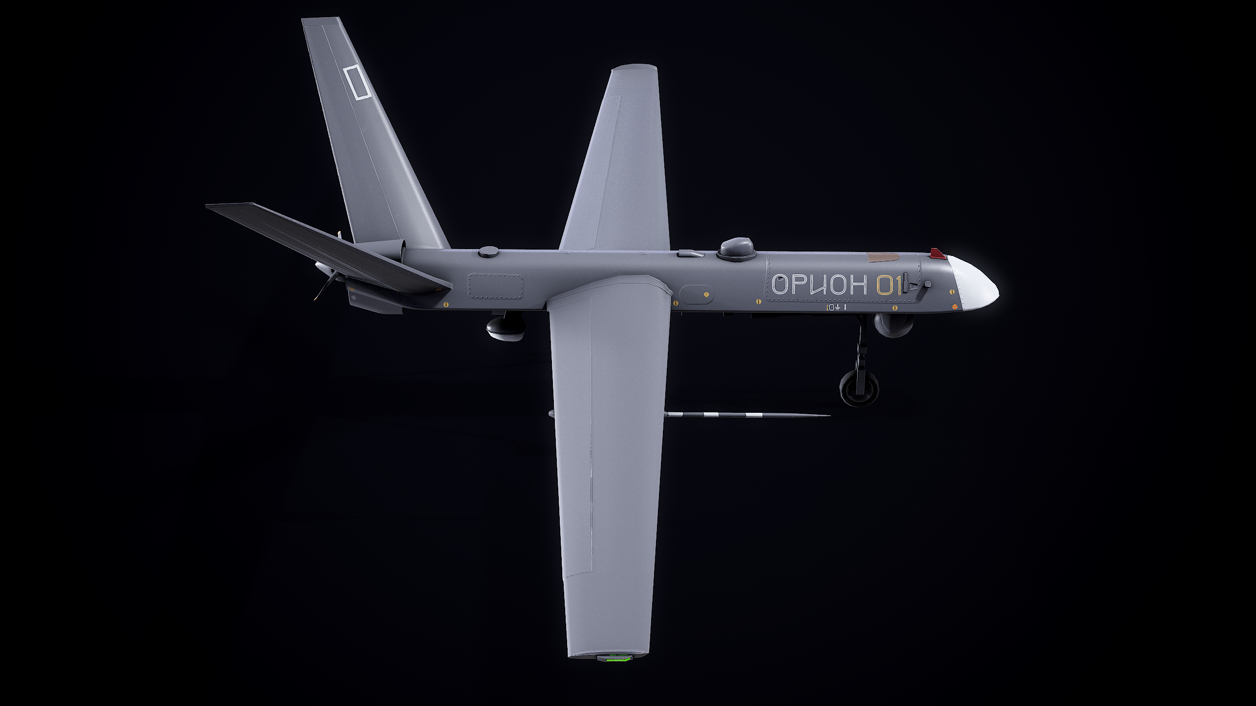 3D UAV Orion E PBR model - TurboSquid 1811490