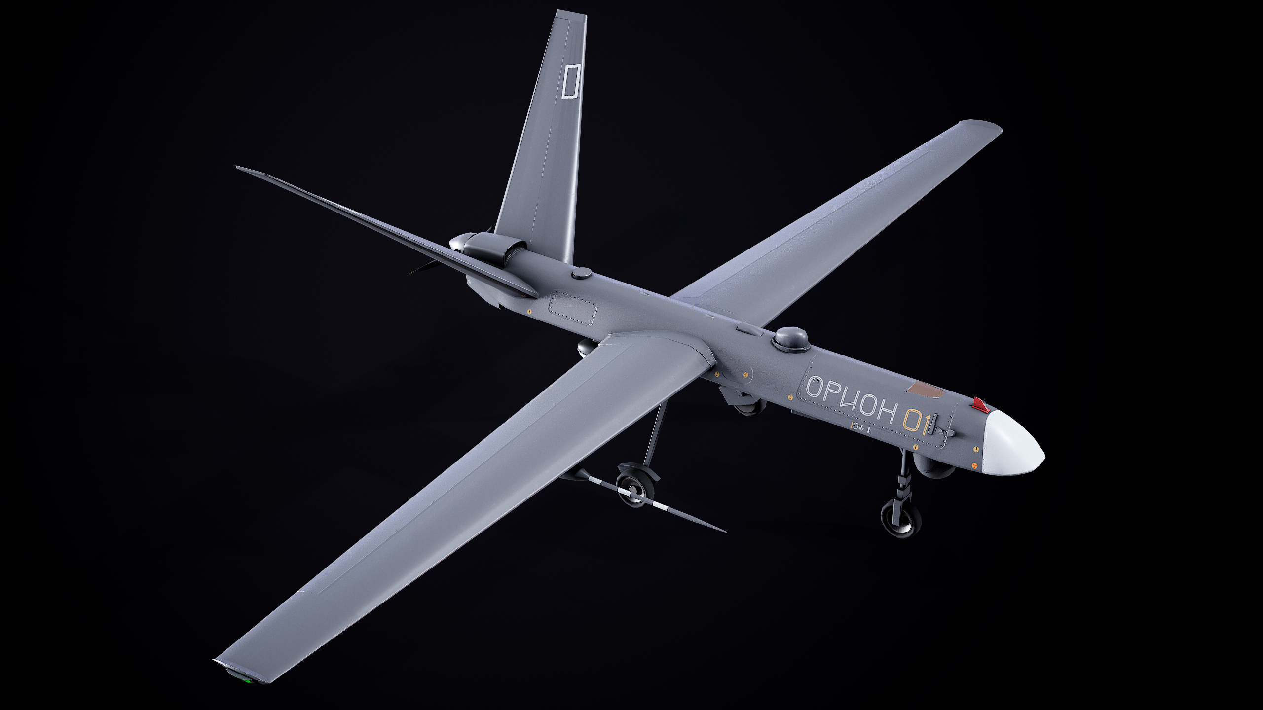 3D UAV Orion E PBR model - TurboSquid 1811490