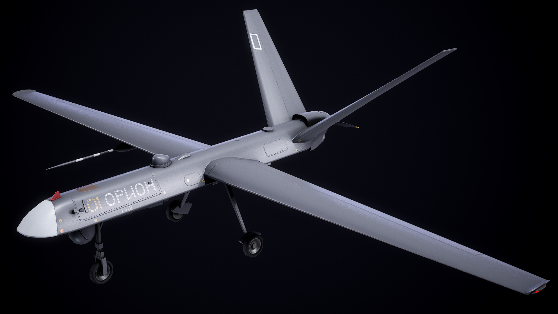 3D UAV Orion E PBR model - TurboSquid 1811490