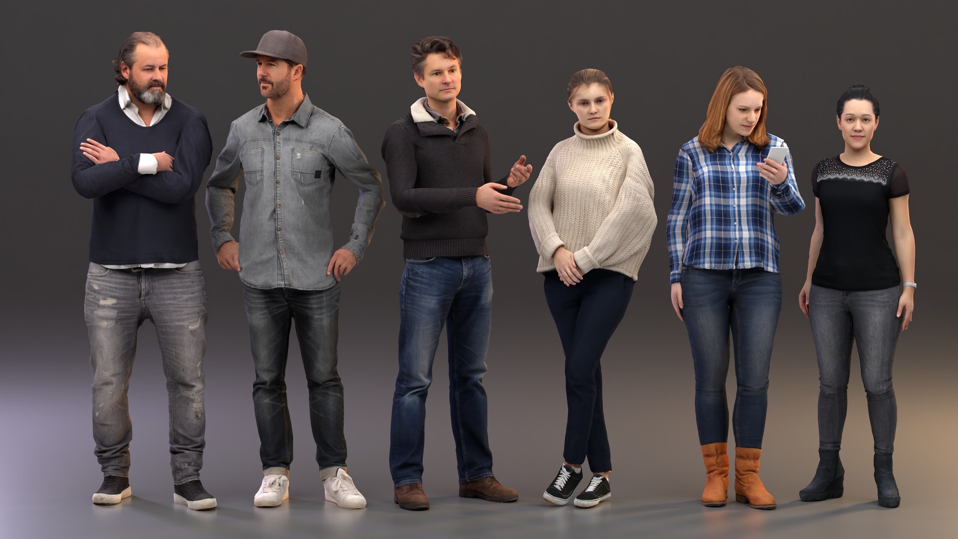 3D Rigged Photorealistic Rendering Model - TurboSquid 1413846