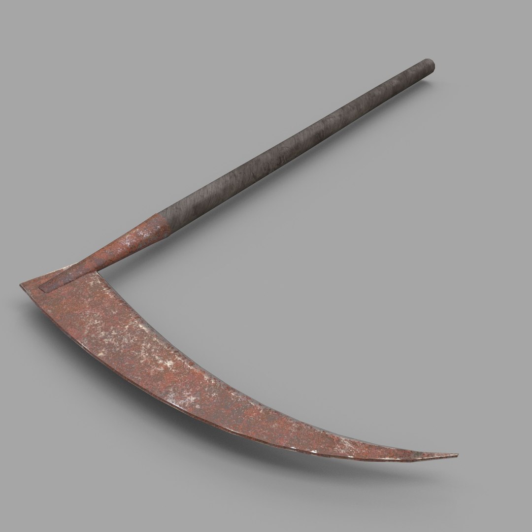 3D Pack of 6 Medieval Farm Scythe and Sickles model - TurboSquid 1725093