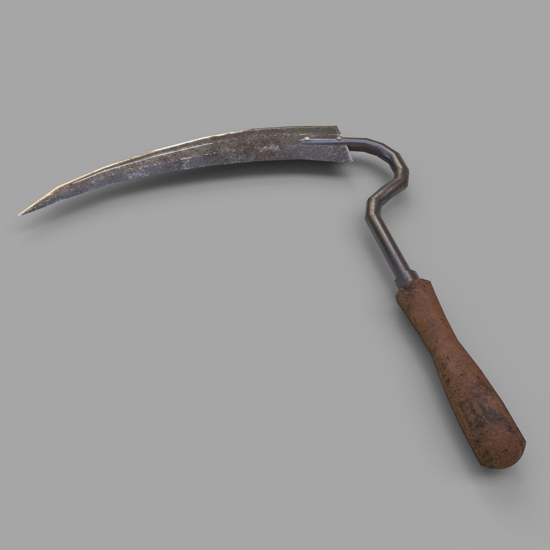 3D Pack of 6 Medieval Farm Scythe and Sickles model - TurboSquid 1725093