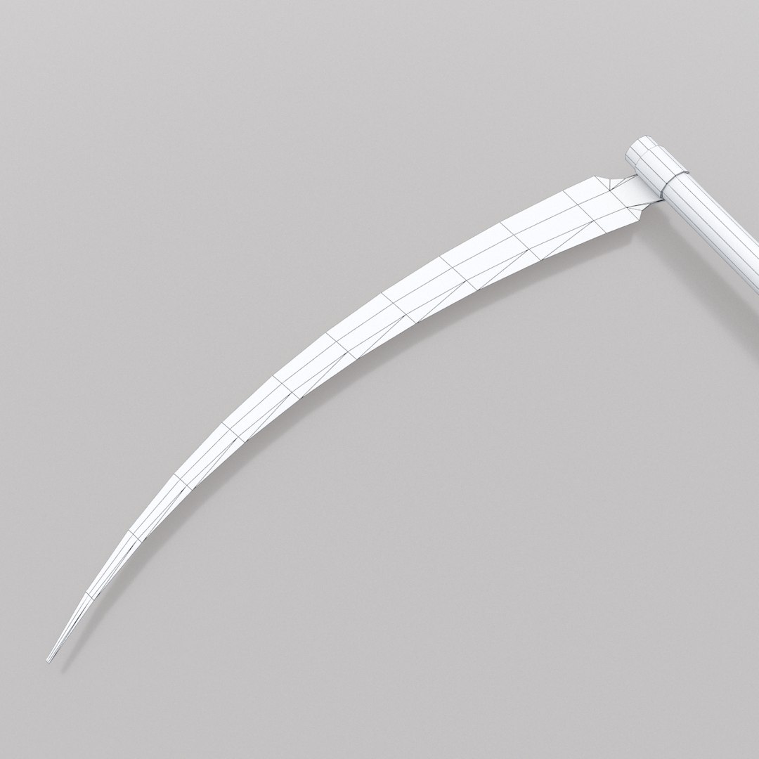 3D Pack of 6 Medieval Farm Scythe and Sickles model - TurboSquid 1725093