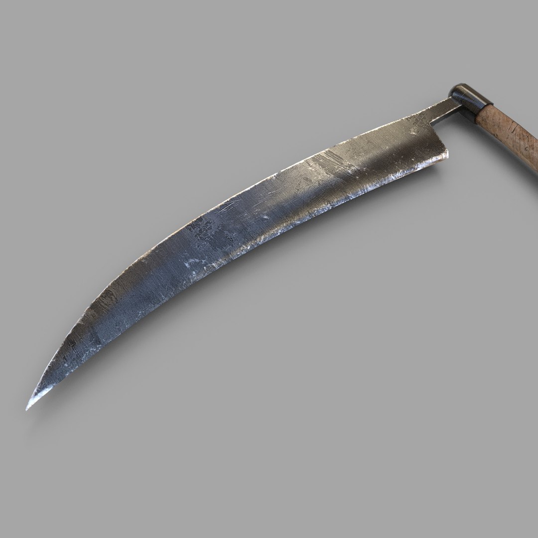 3D Pack of 6 Medieval Farm Scythe and Sickles model - TurboSquid 1725093