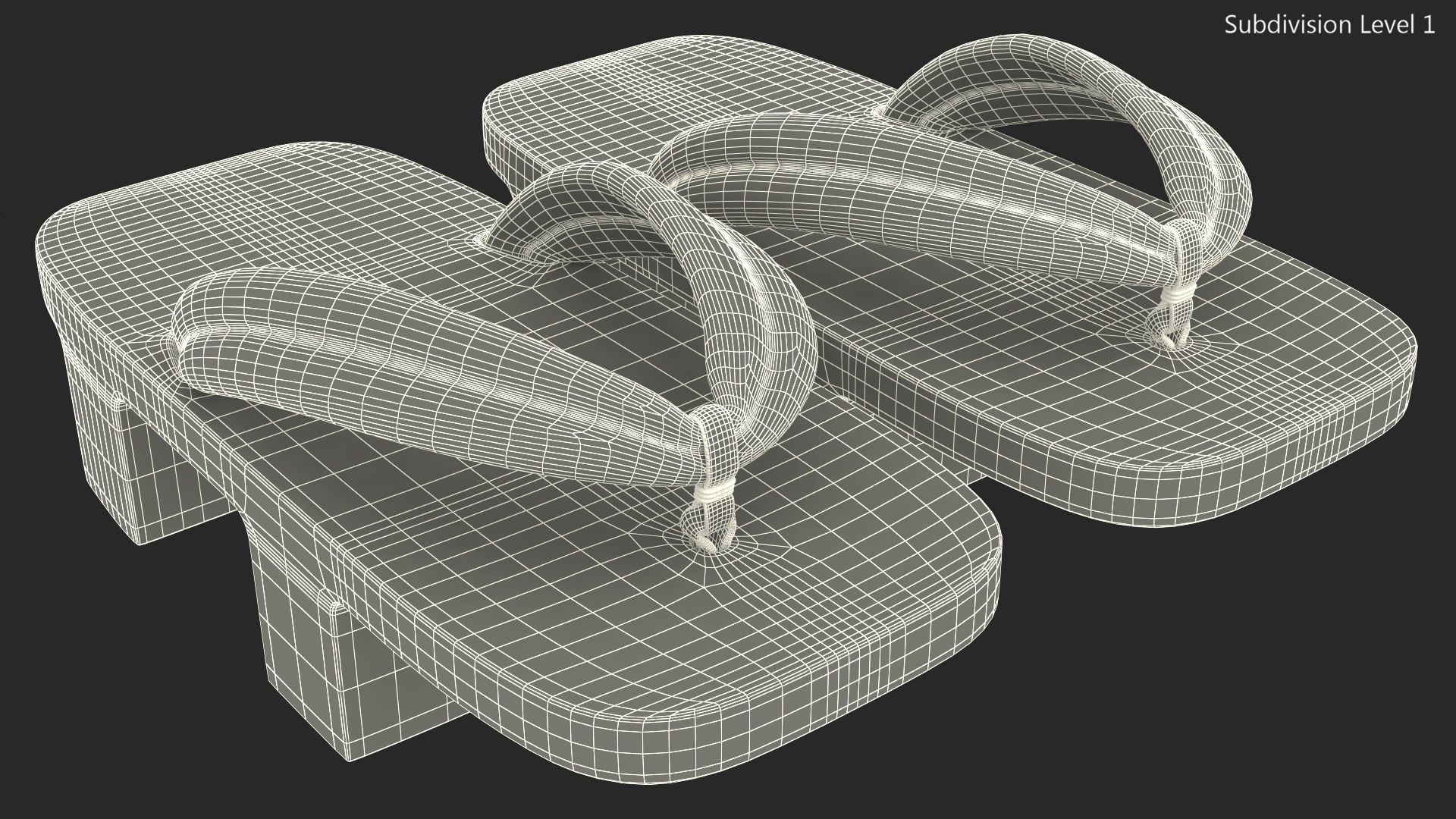 3D Old Geta Traditional Japanese Clogs - TurboSquid 2045866