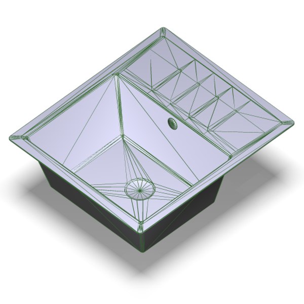 Sink standart white random 3D model - TurboSquid 1542764