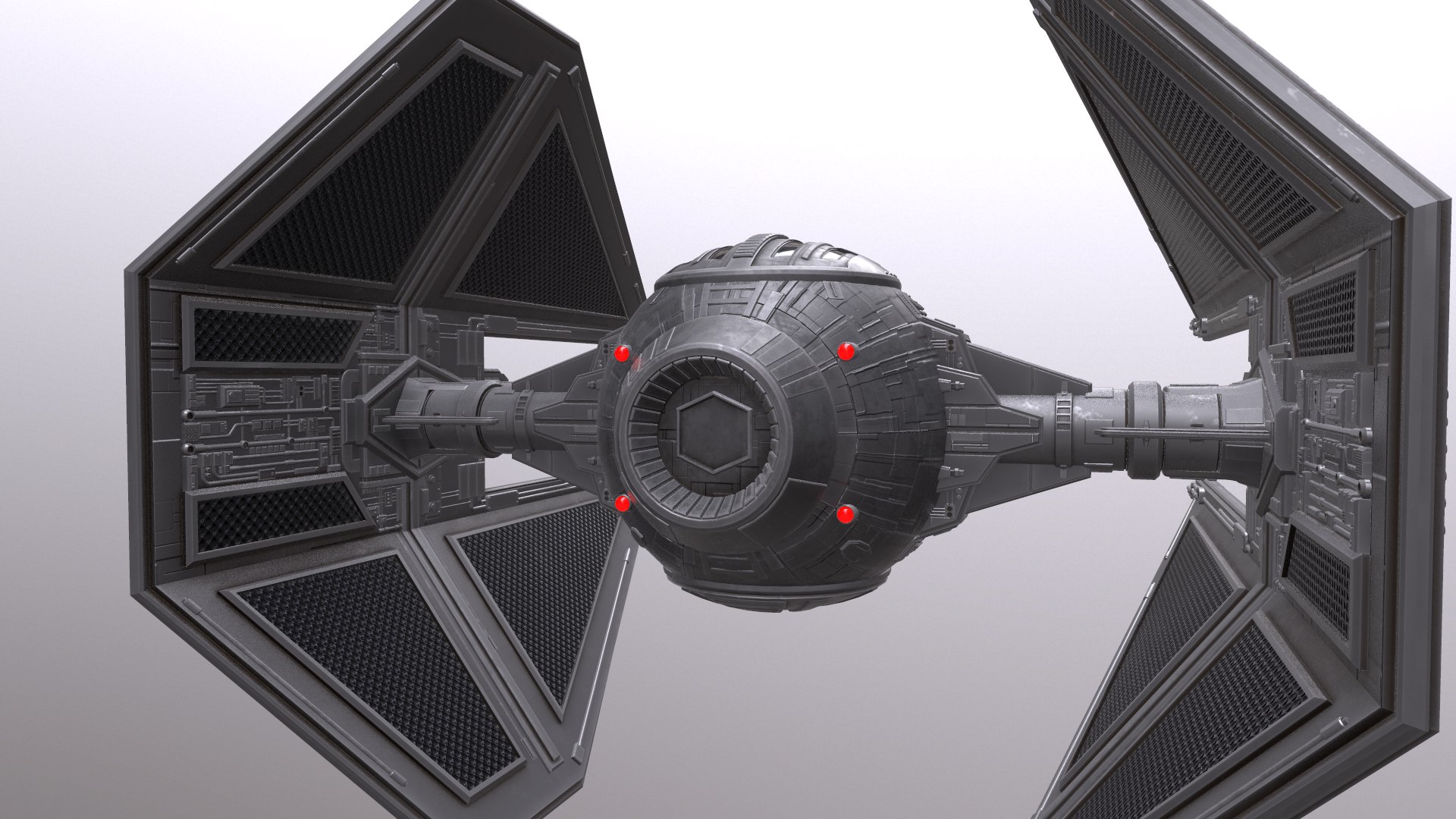 3D Tie Interceptor - TurboSquid 1311276