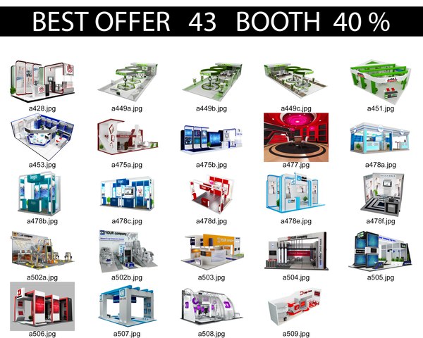Diseño De Feria DXF Modelos para Descargar | TurboSquid