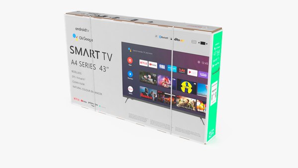 modelo 3d Caja De Cartón Para Envío TV 43 Pulgadas - TurboSquid 2125137