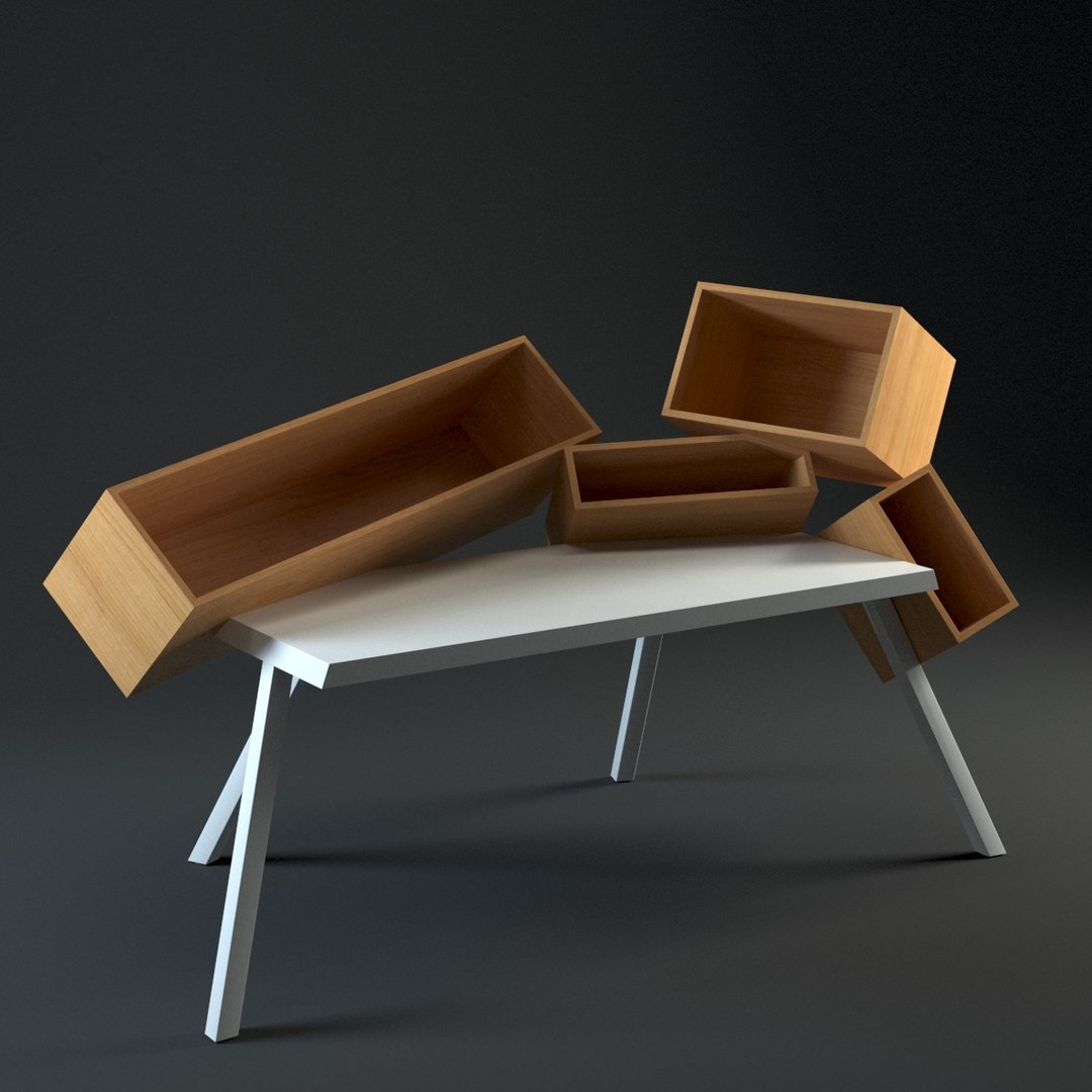 3d Model Of Bram Overdose Desk