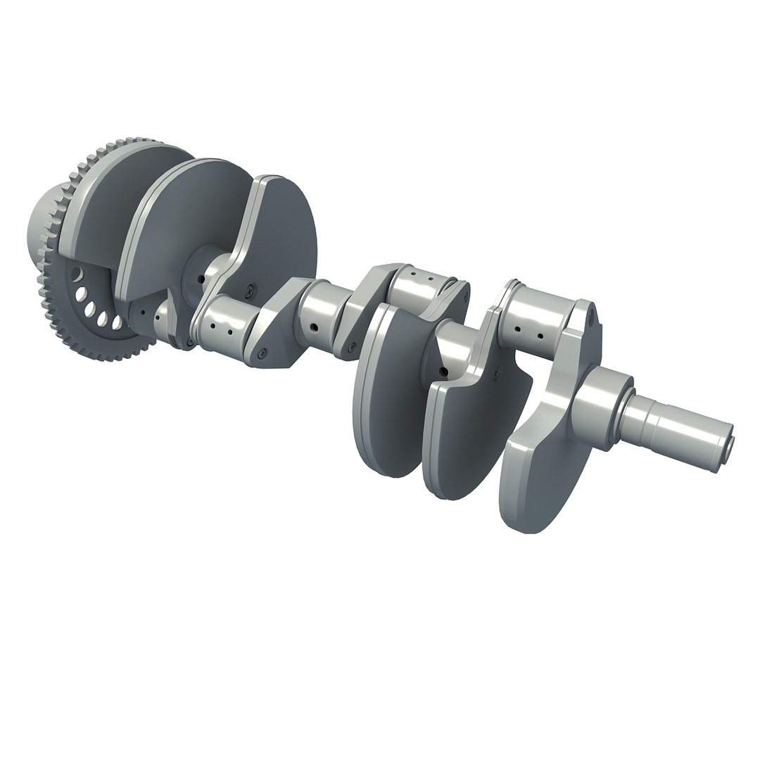 3d Model Crank Shaft Crankshaft