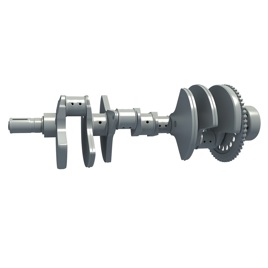 3d Model Crank Shaft Crankshaft