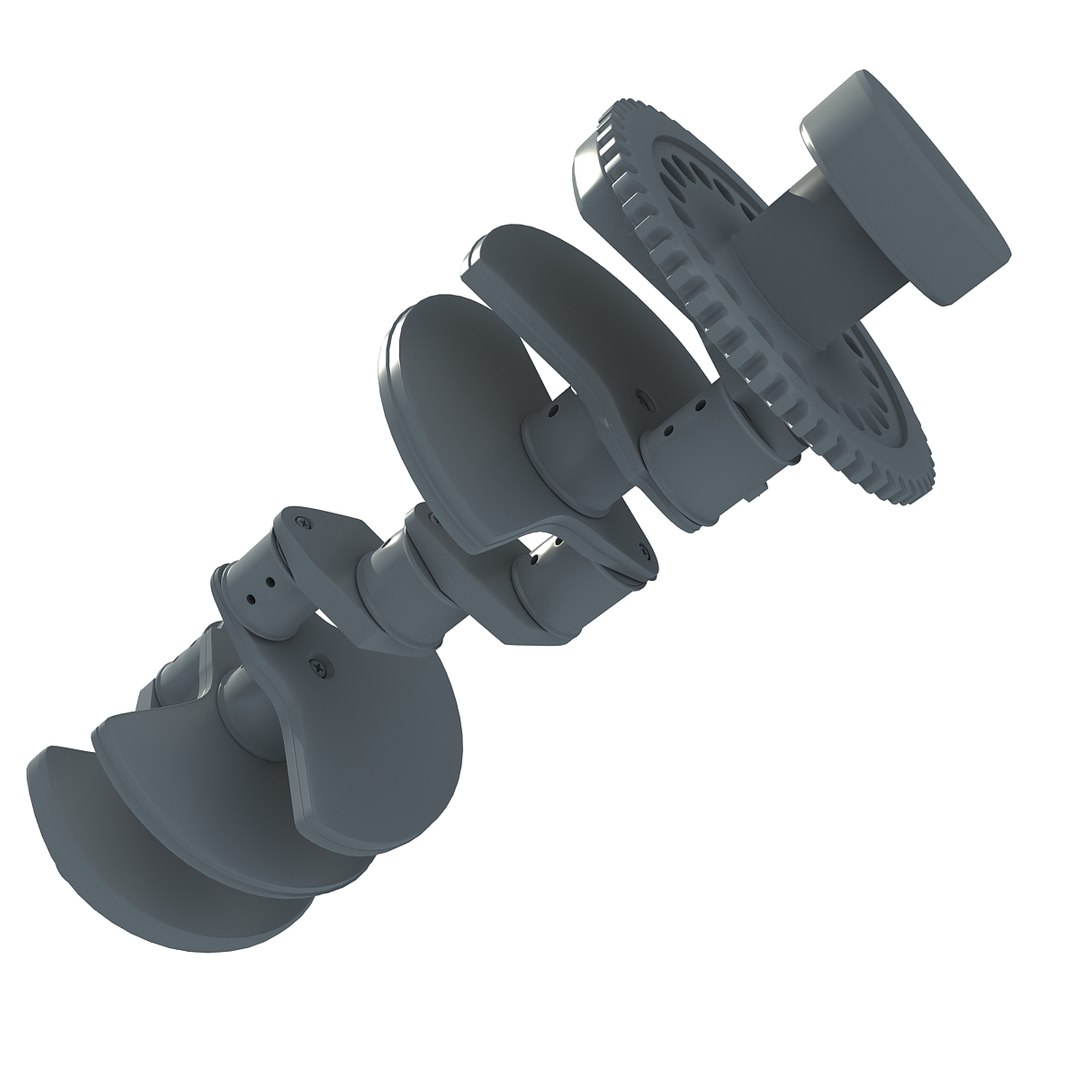 3d Model Crank Shaft Crankshaft