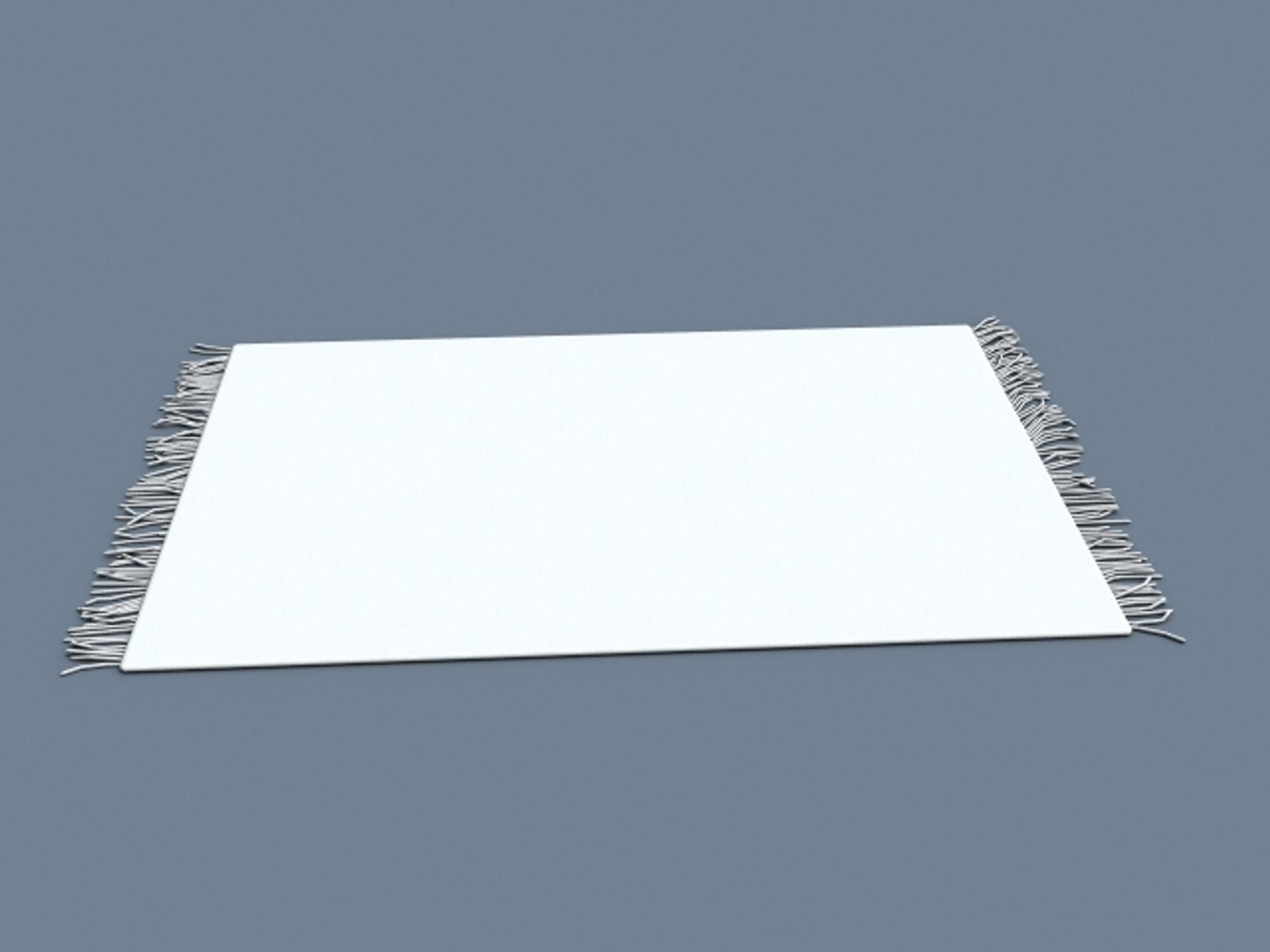 blank rug 3d obj